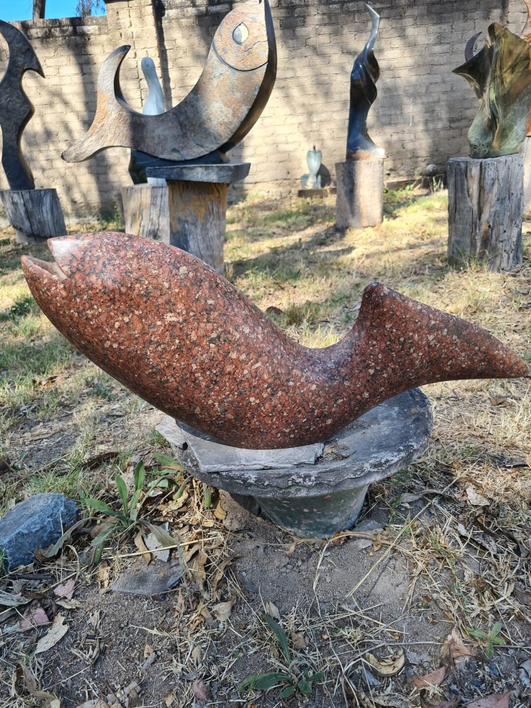 Abstract Fish Sculpture Shona Sculpture Granite Sculpture - Etsy