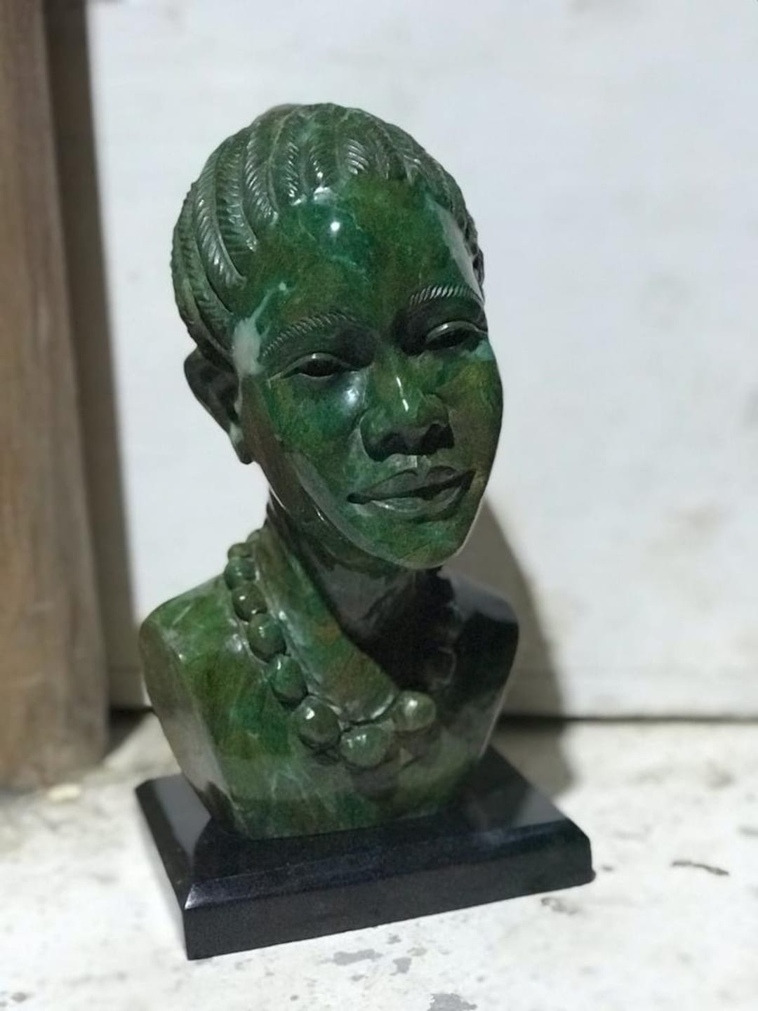 African Woman, Verdite Sculpture, Sculpture,shona Sculpture, Stone ...