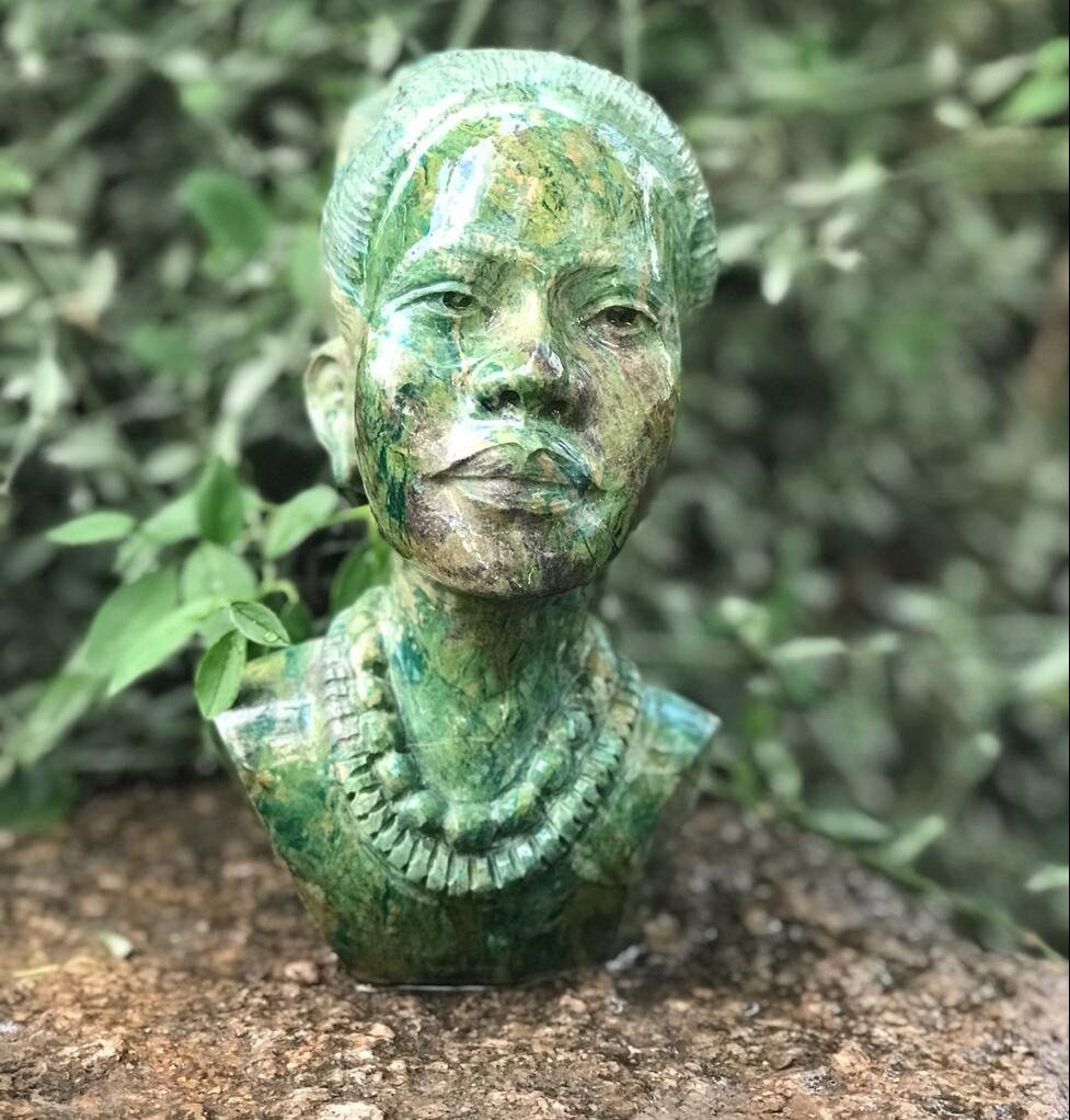 African Woman Sculpture, Shona Sculpture, Stone Sculpture, Verdite ...