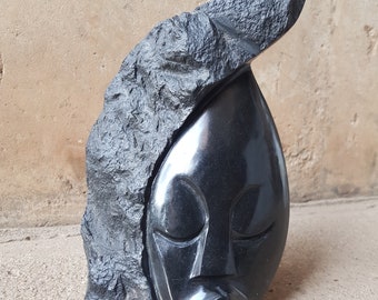 Abstract Garden Sculpture, H110cm, Shona Sculpture, Stone Sculpture ...