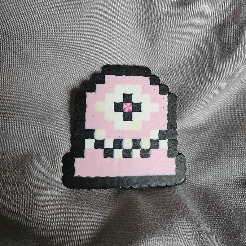 Pink Cyclops Perler Pin - Etsy