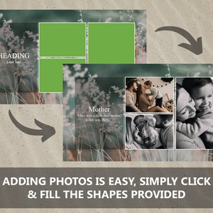 Green Floral Funeral Slideshow Template, Editable Funeral Powerpoint ...