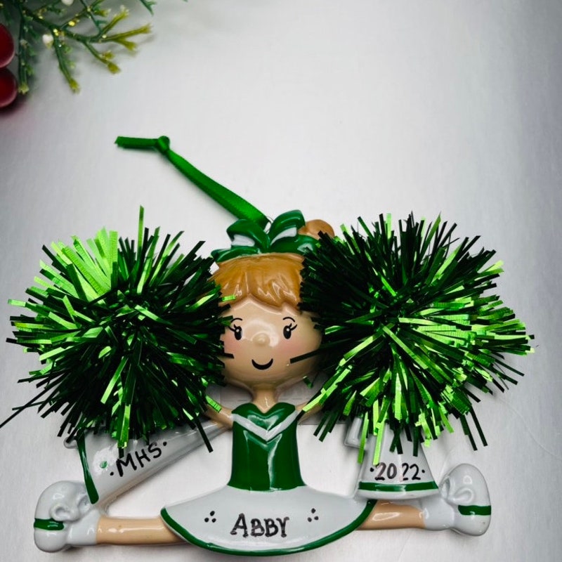Cheerleading Ornament - Etsy