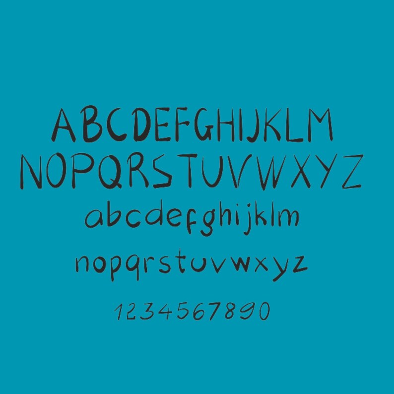 The Unique Font Handwritten Script Font, Cricut Fonts, Calligraphy, Modern Font, Fonts for ...