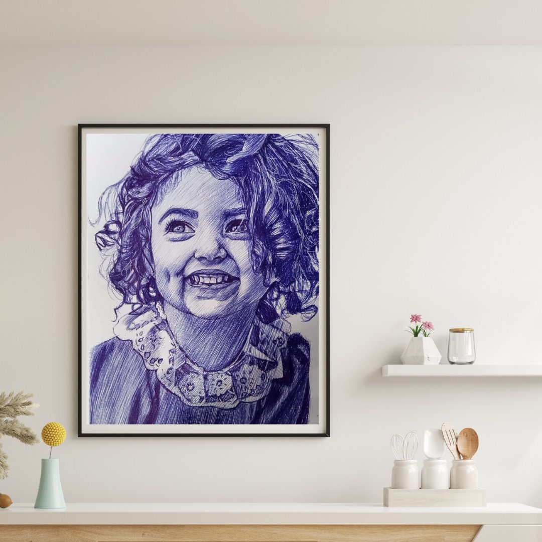 Personalized Custom Ballpoint Pen Hand Drawing Gifts Gift - Etsy