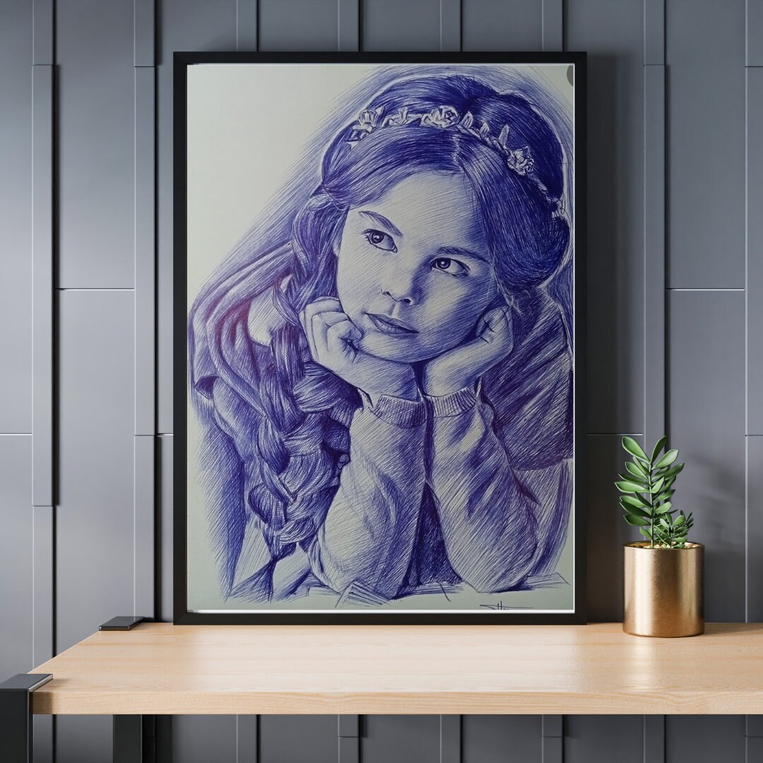 Personalized Custom Ballpoint Pen Hand Drawing Gifts Gift - Etsy