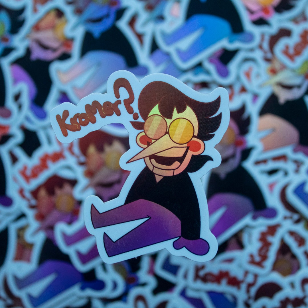 Spamton G. Spamton Kromer Holographic Glossy Vinyl Sticker - Etsy