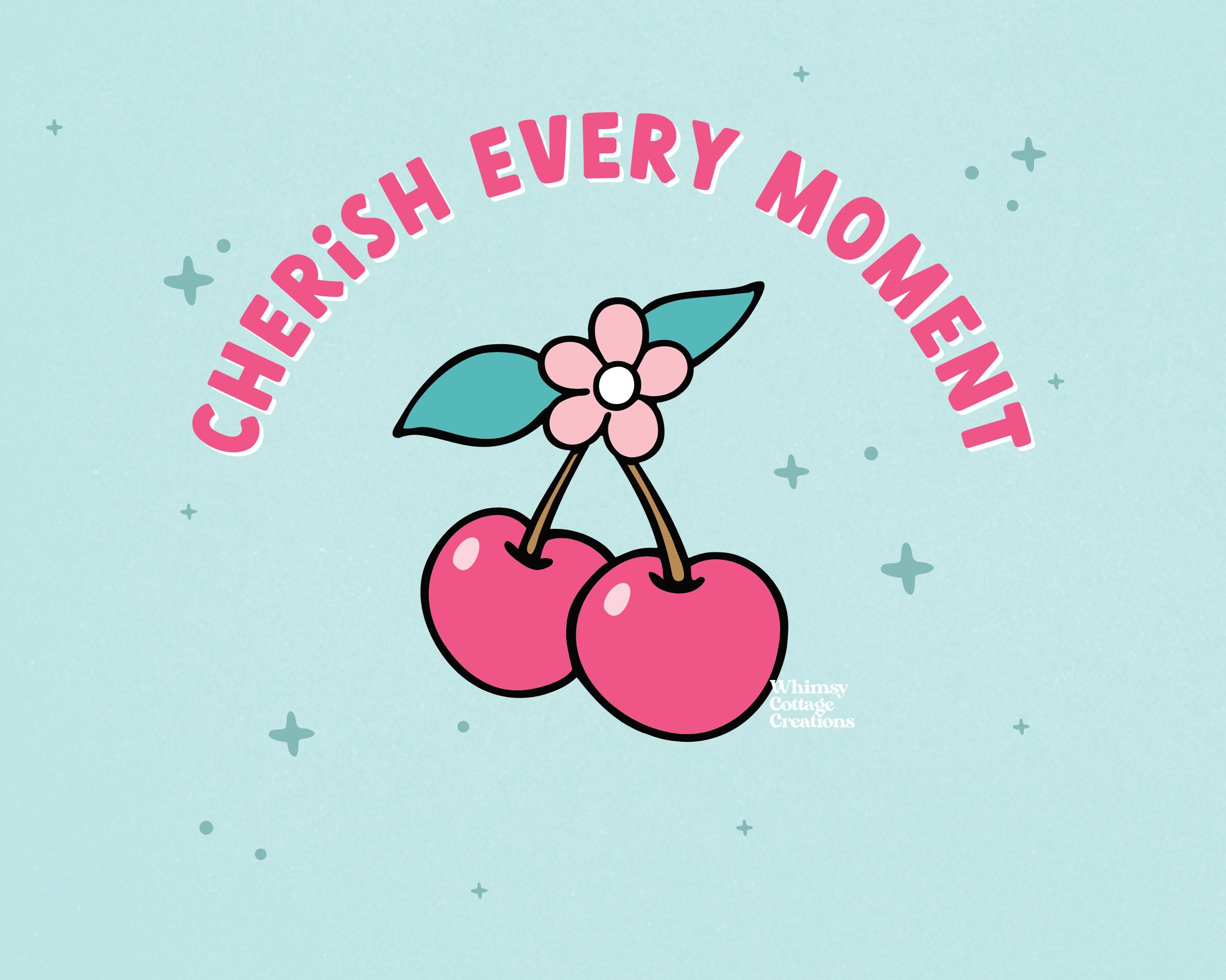 Coquette Cherries With Bows SVG and PNG Clipart Transparent PNG ...