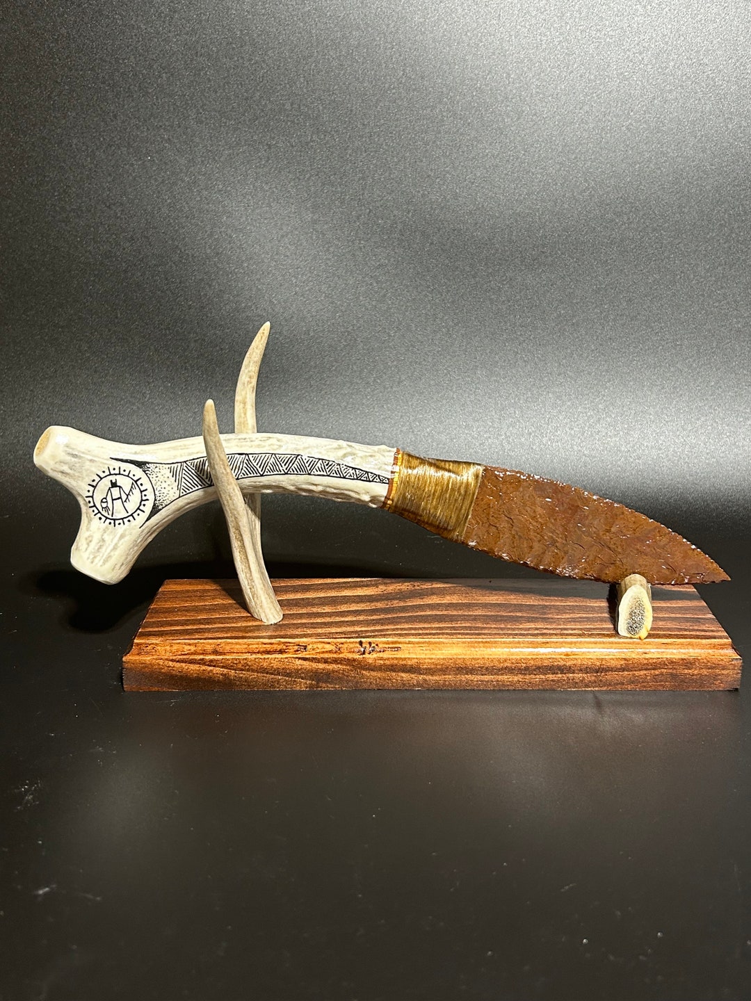 Native American Obsidian Knife - Etsy