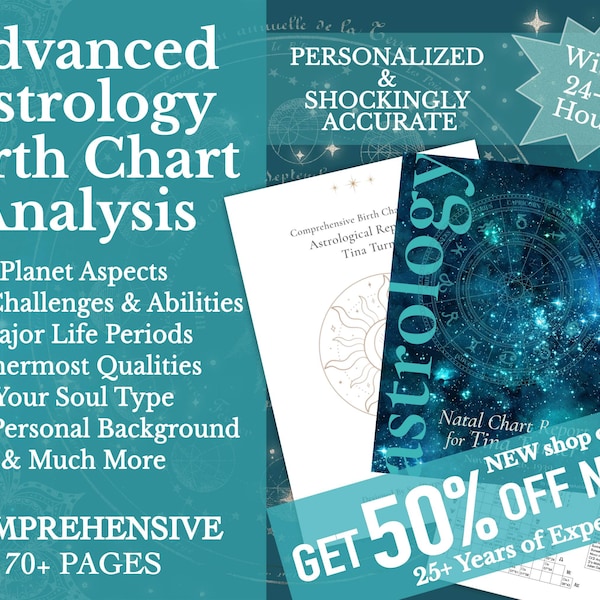 Personalized Birth Chart and Astrology - Etsy