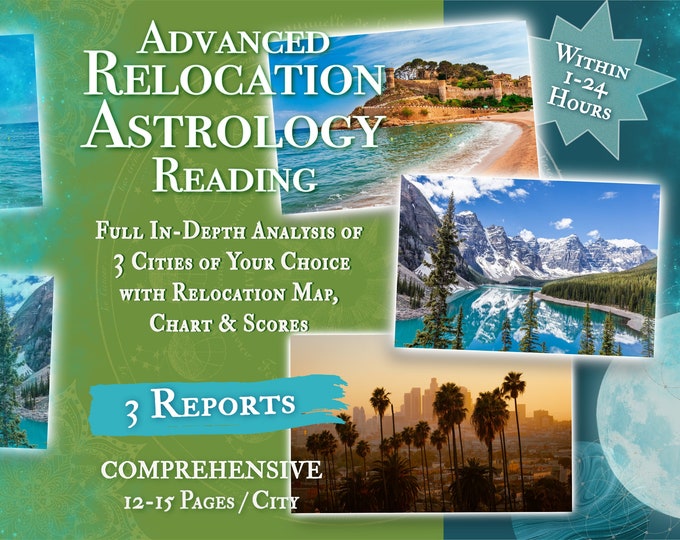 Astrocartography Reading, Relocation Astrology Reading, Astrology ...