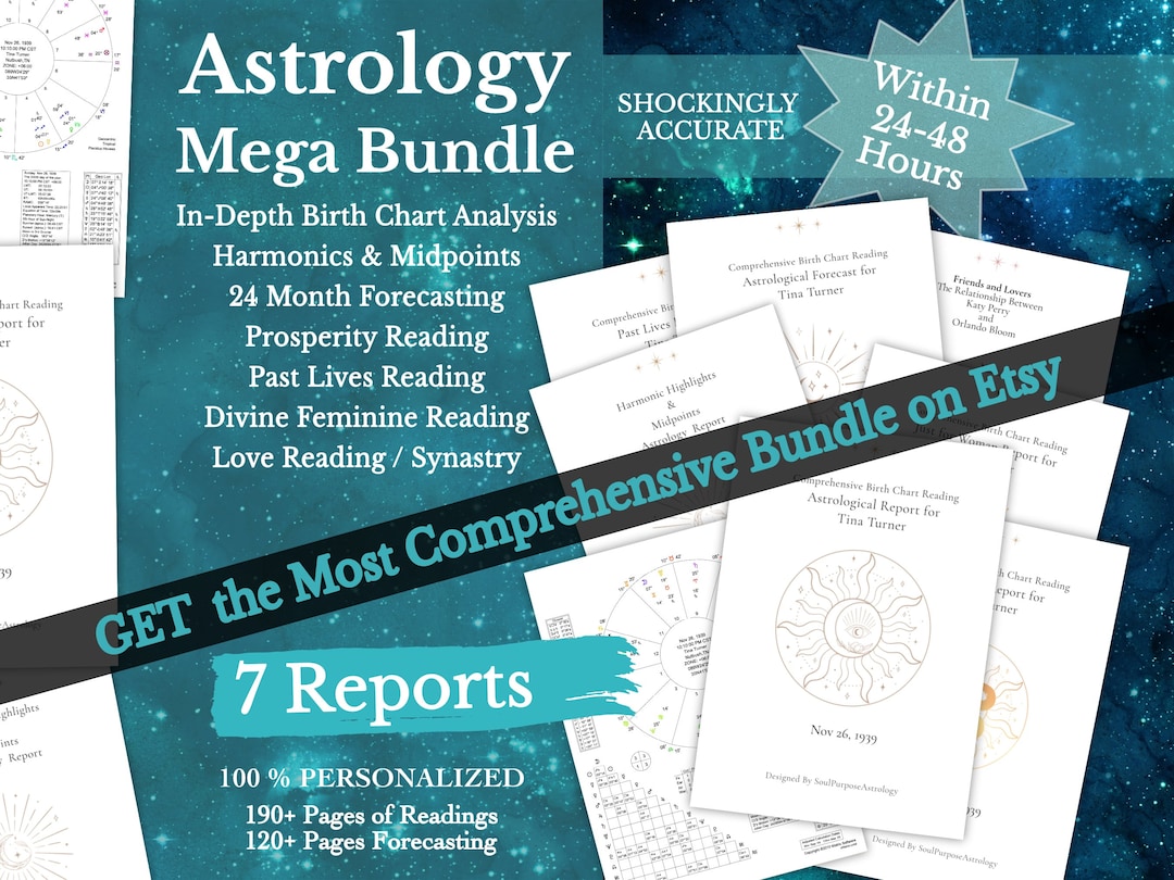 In-depth Birth Chart Reading, Full Astrology Natal Chart Report ...