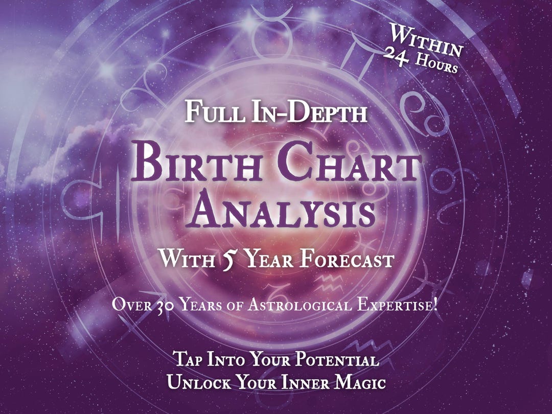 Detailed Birth Chart Analysis, Natal Chart Reading, Astrology Reading ...