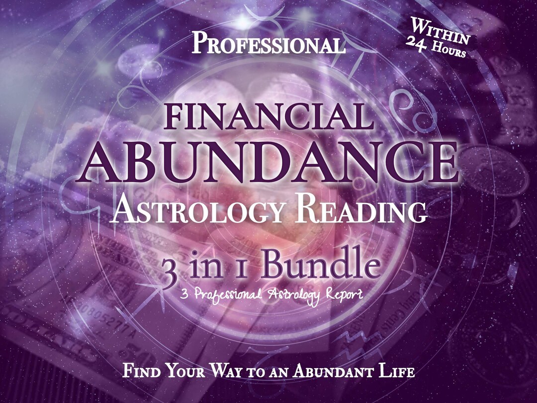 Career Astrology & Financial Abundance Reading Bundle 3in1, Attract ...