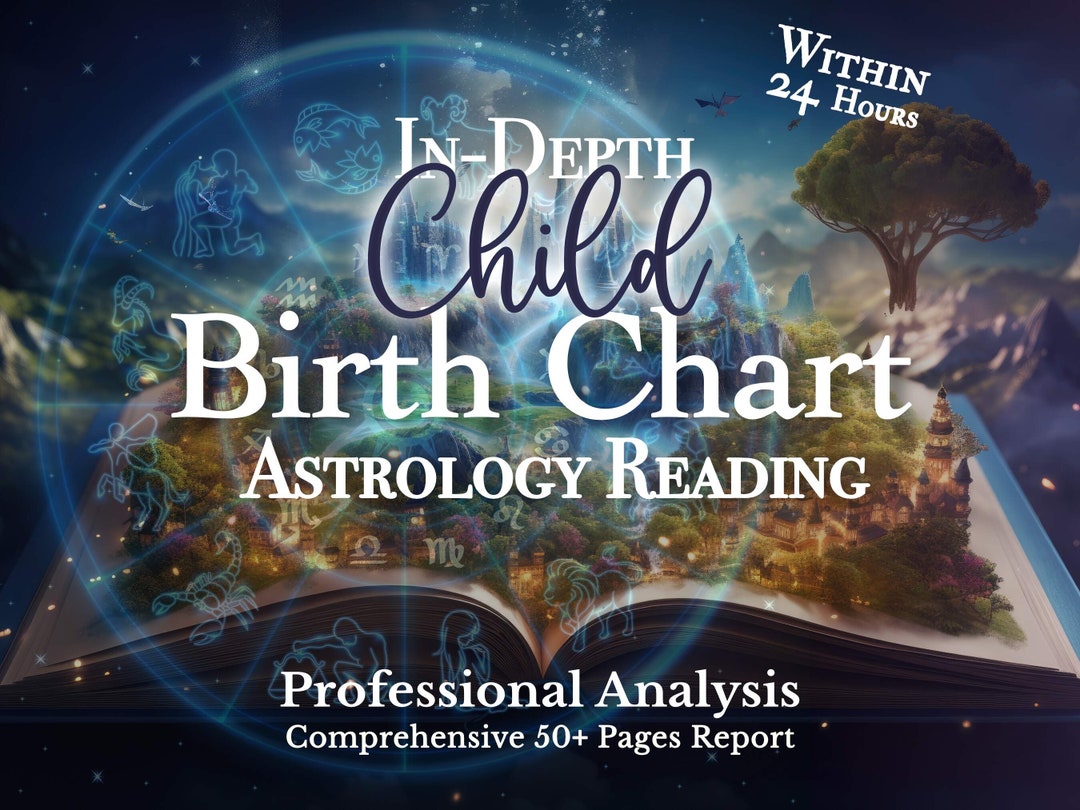 Child Birth Chart Analysis, Birth Chart Astrology Reading for Kids - Etsy