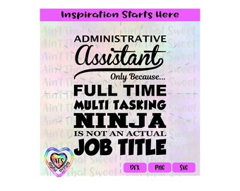 Teachers Assistant Because Ninja Svg - Etsy