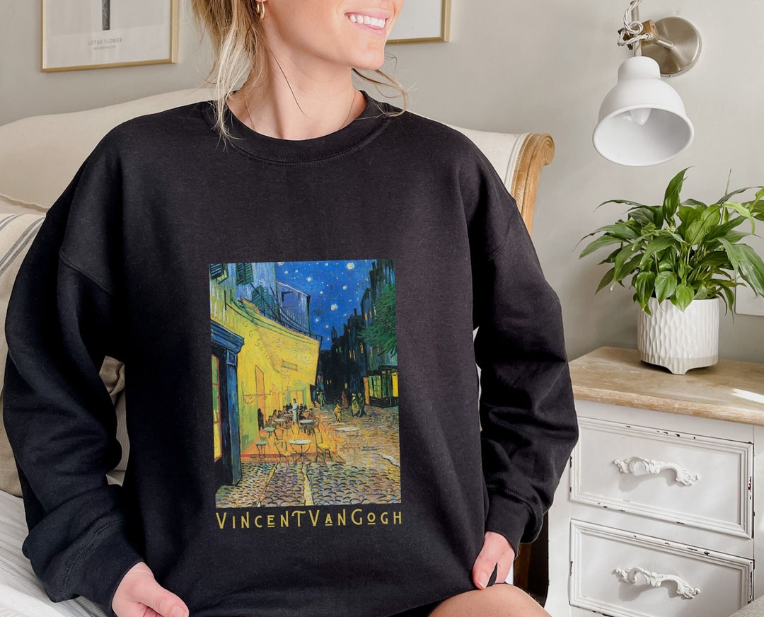 Van Gogh Sweatshirt Famous Painting Sweatshirt Vincent Van - Etsy