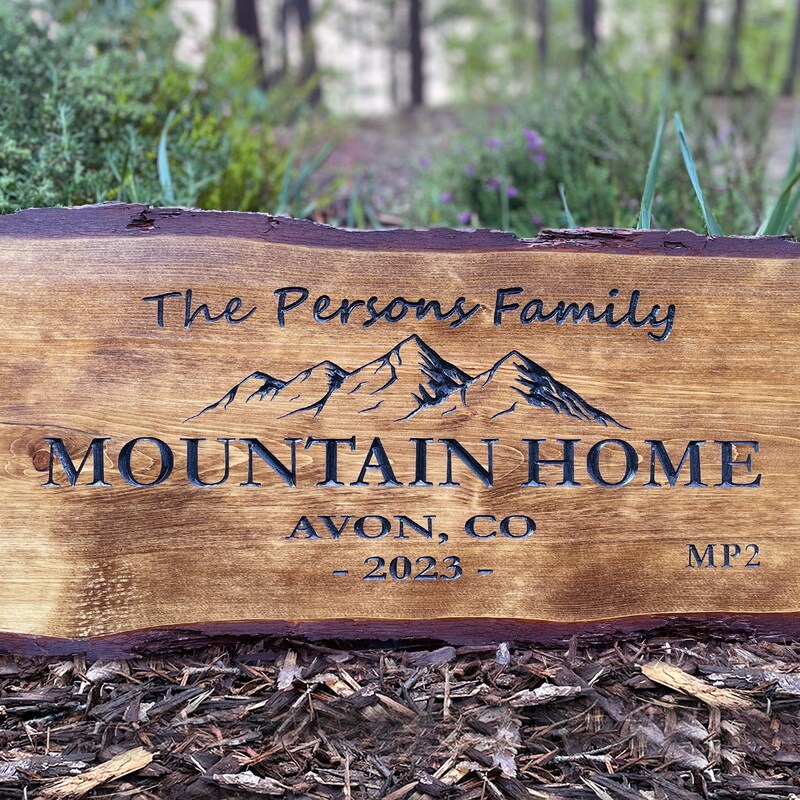 Wood Cabin Sign - Etsy