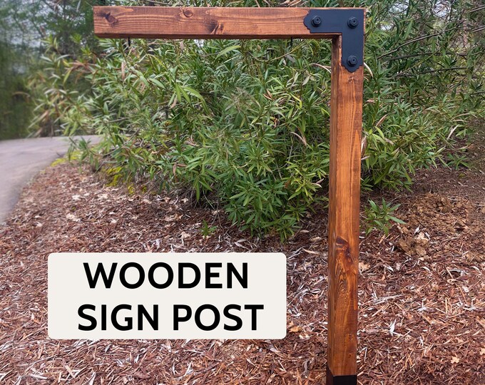 Metal Sign Stake, Yard Sign Holder, Yard Sign Display, Sign Post - Etsy