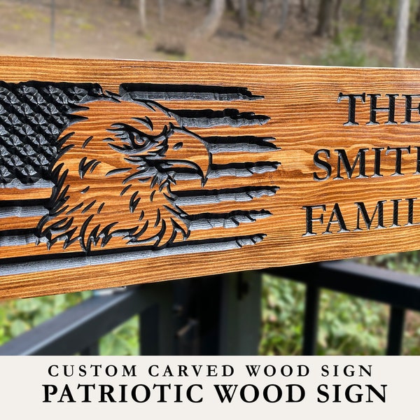 America Wood Sign - Etsy