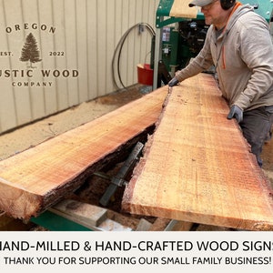 Rustic Live Edge Home Address Sign, Wooden Carved Address Sign, Custom ...