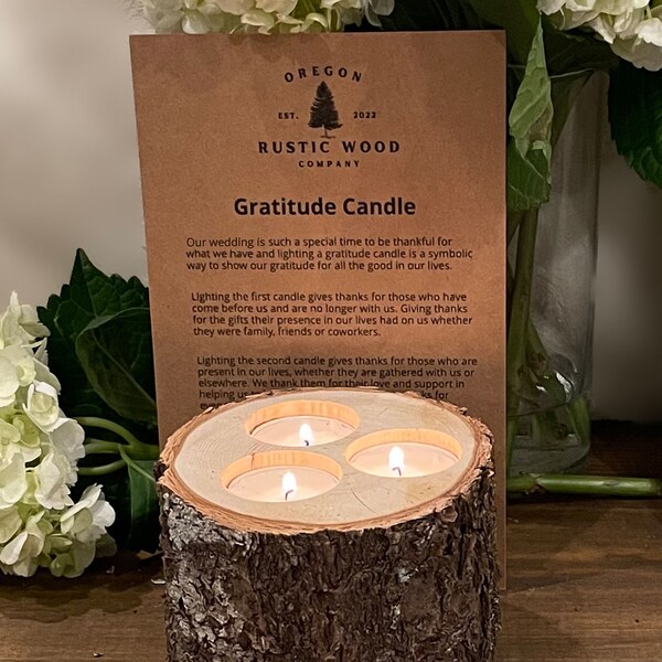 Wood Unity Candle - Etsy