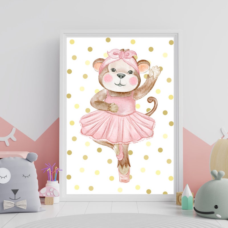 Ballerina Monkey - Etsy