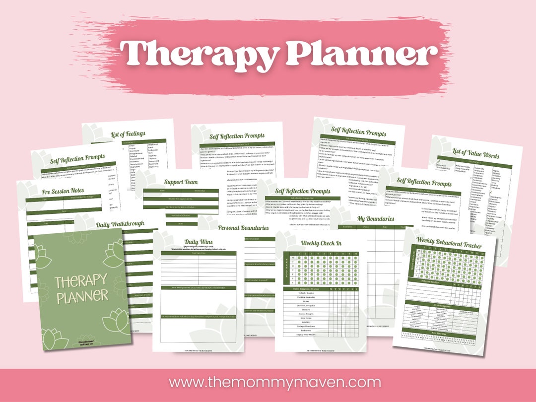 THERAPY PLANNER Digital Therapy Planner Digital Therapy Planner for ...