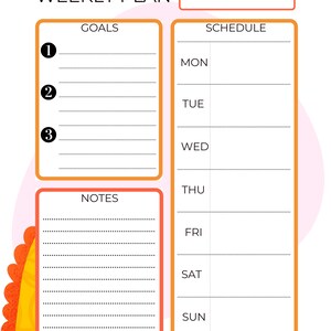 KIDS GOALS PLANNER | Kids Digital Planner | Printable | Monster Themed ...