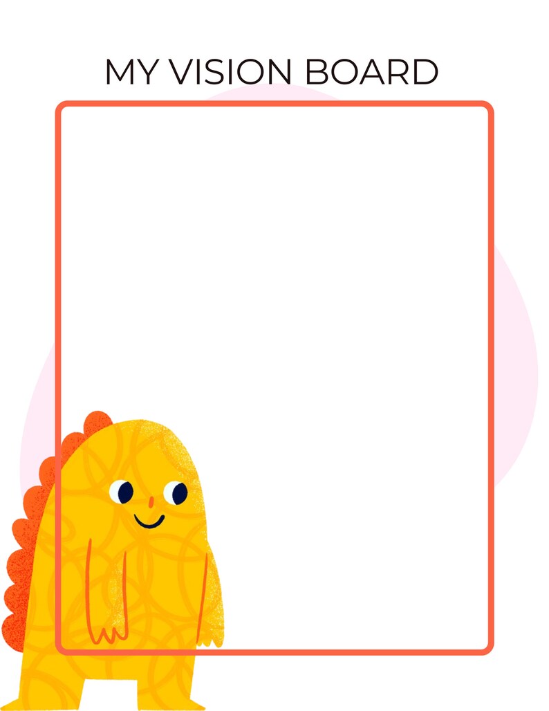 KIDS GOALS PLANNER | Kids Digital Planner | Printable | Monster Themed ...