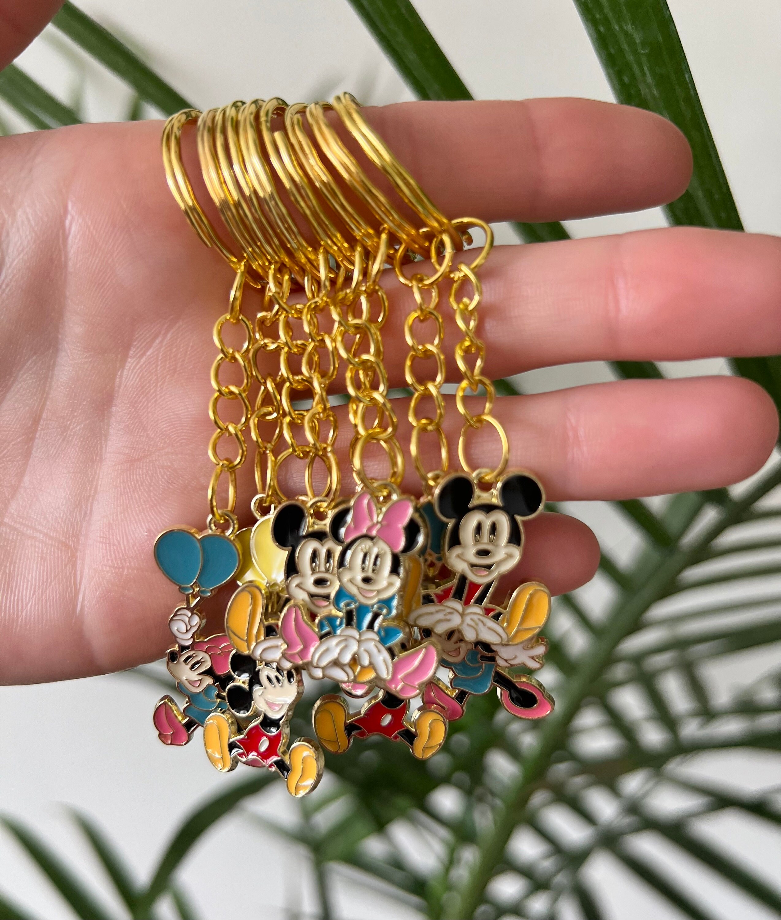 Disney Keychain Mickey Mouse and Minnie Keychain Great - Etsy