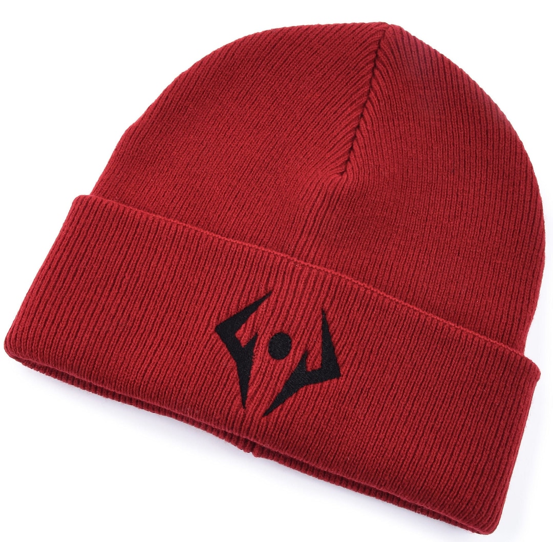 Embroidered Beanie Hat, Anime Themed King of Curses Skull Winter Cap ...