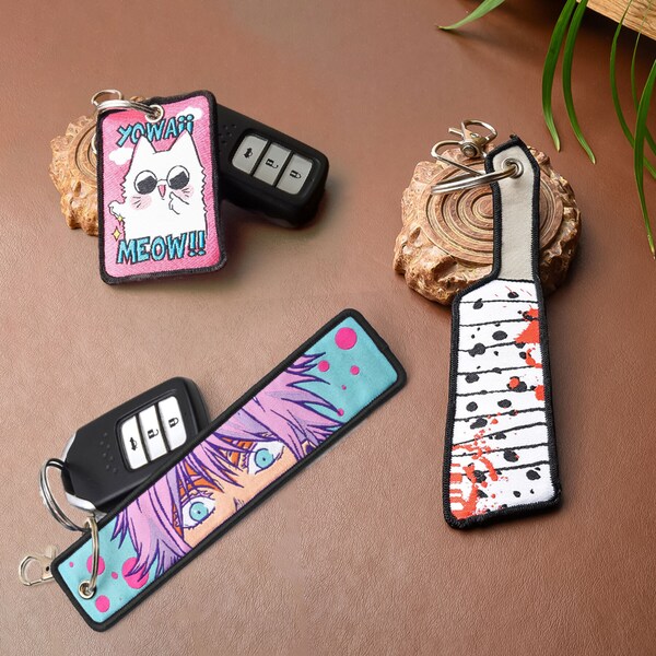 Anime Keychain - Etsy