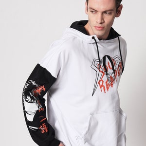 Anime Hoodie, Unisex Soul Reaper Anime Cosplay Oversized Hoodies ...