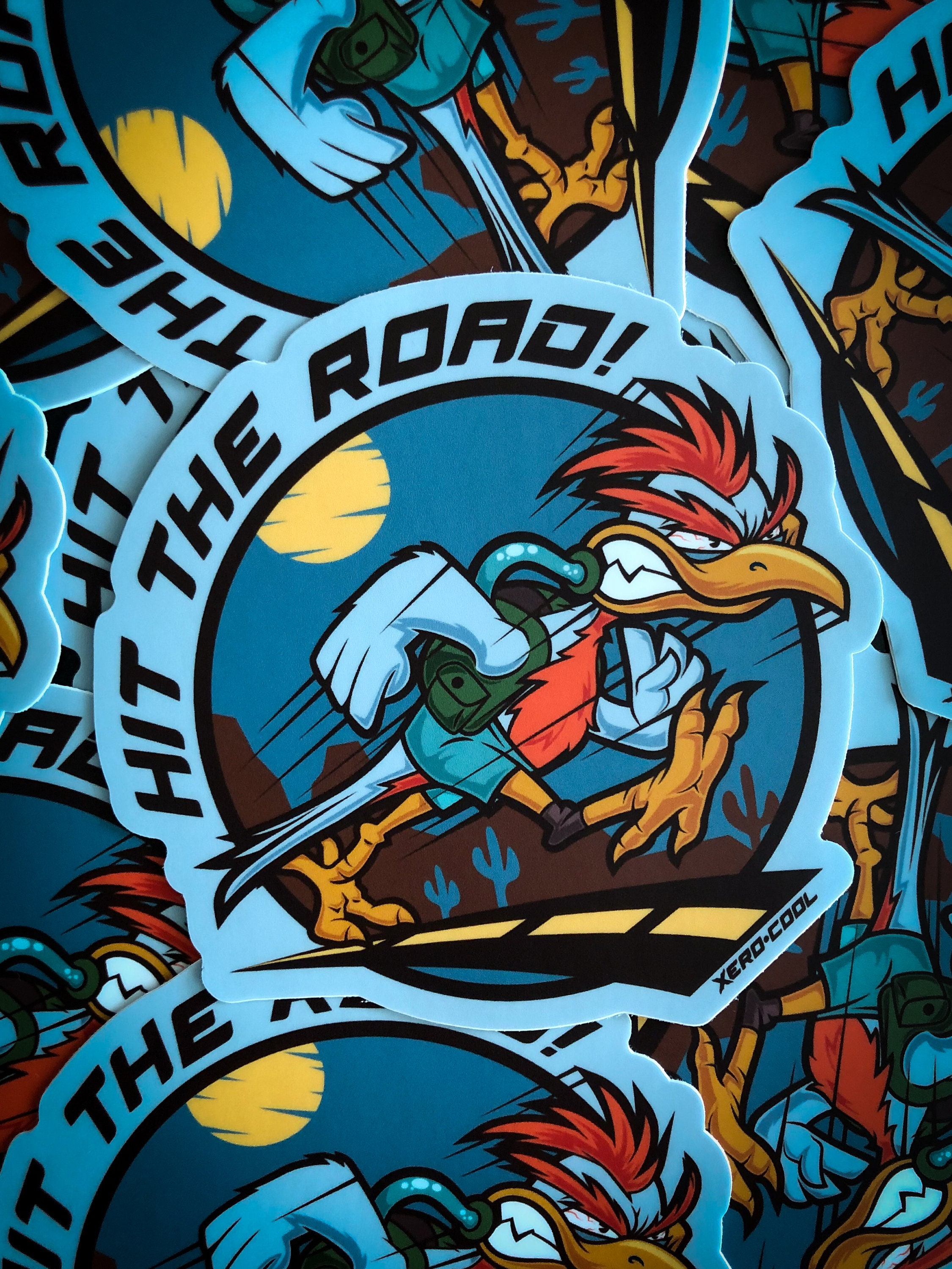 Fury Road Runner-vinyl Sticker - Etsy