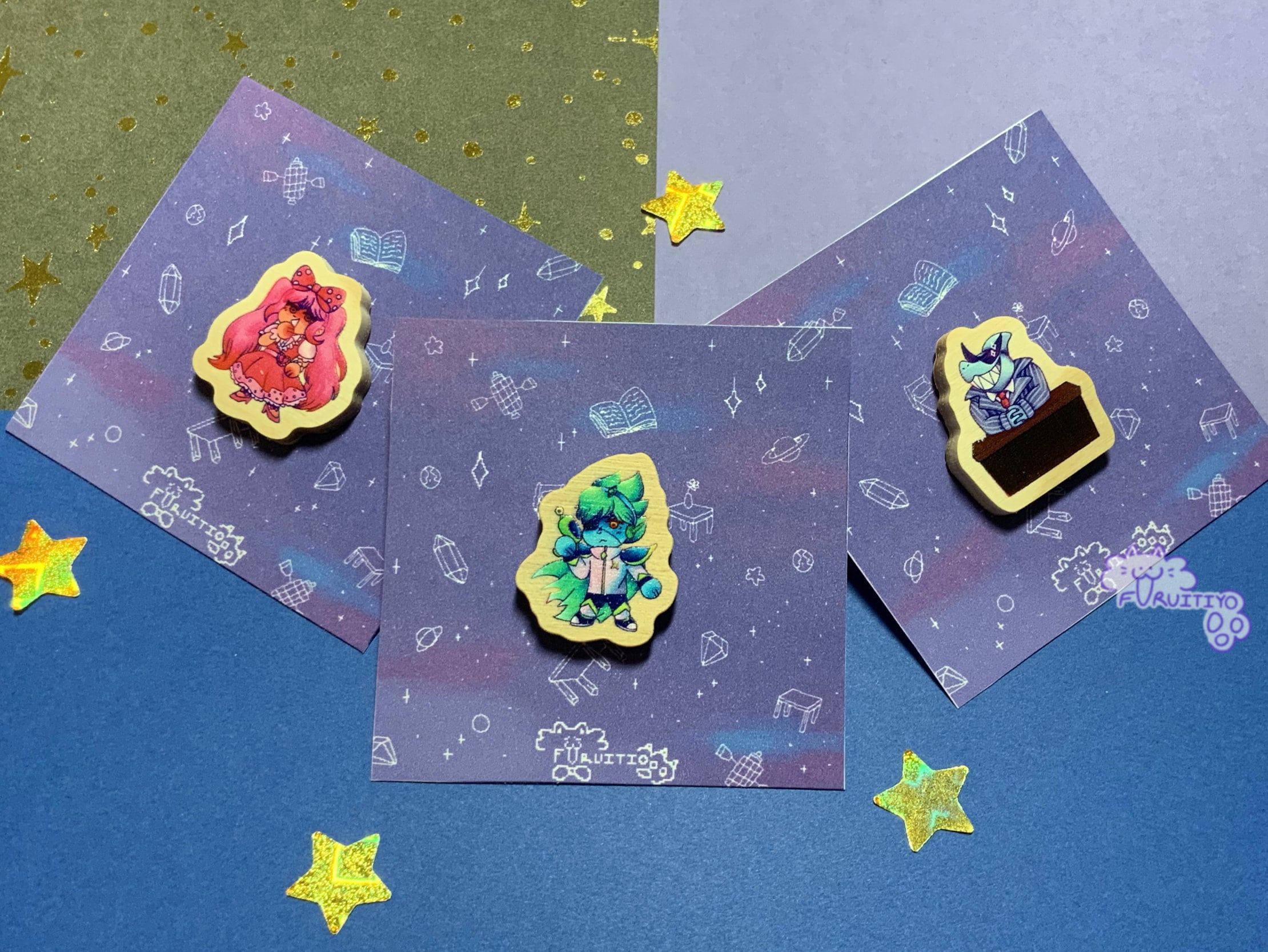 OMORI Bosses/ Npcs 1 Inch Wood Pins - Etsy