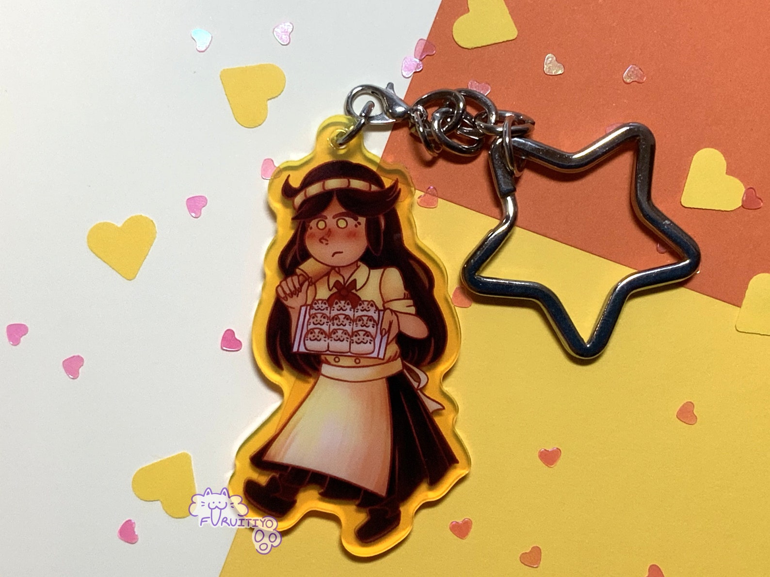 OMORI Unbread Twins Doughie 2.5 Inch Acrylic Keychain - Etsy