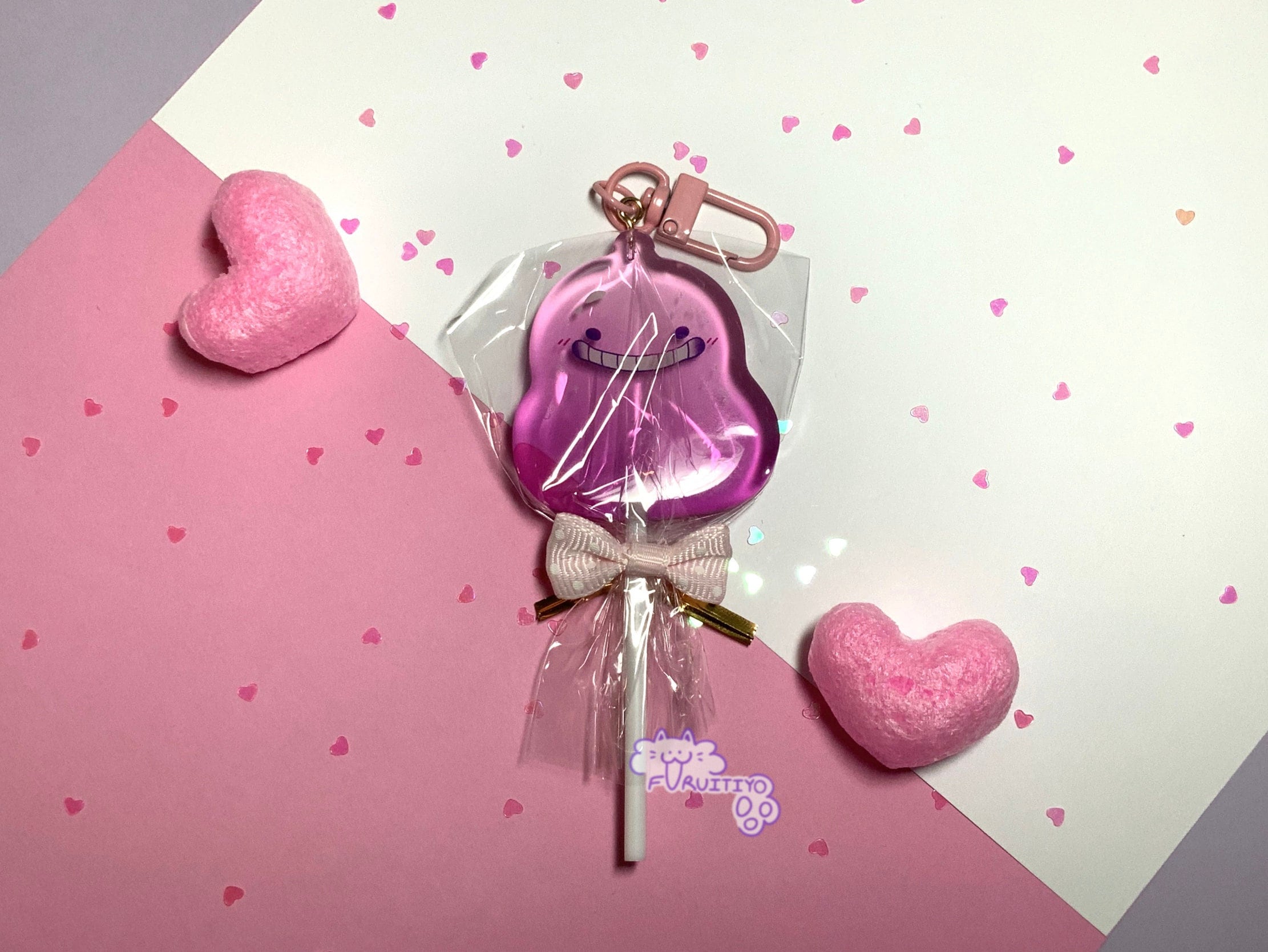 OMORI Humphrey 2 Inch Lollipop Keychain Double Sided Epoxy - Etsy