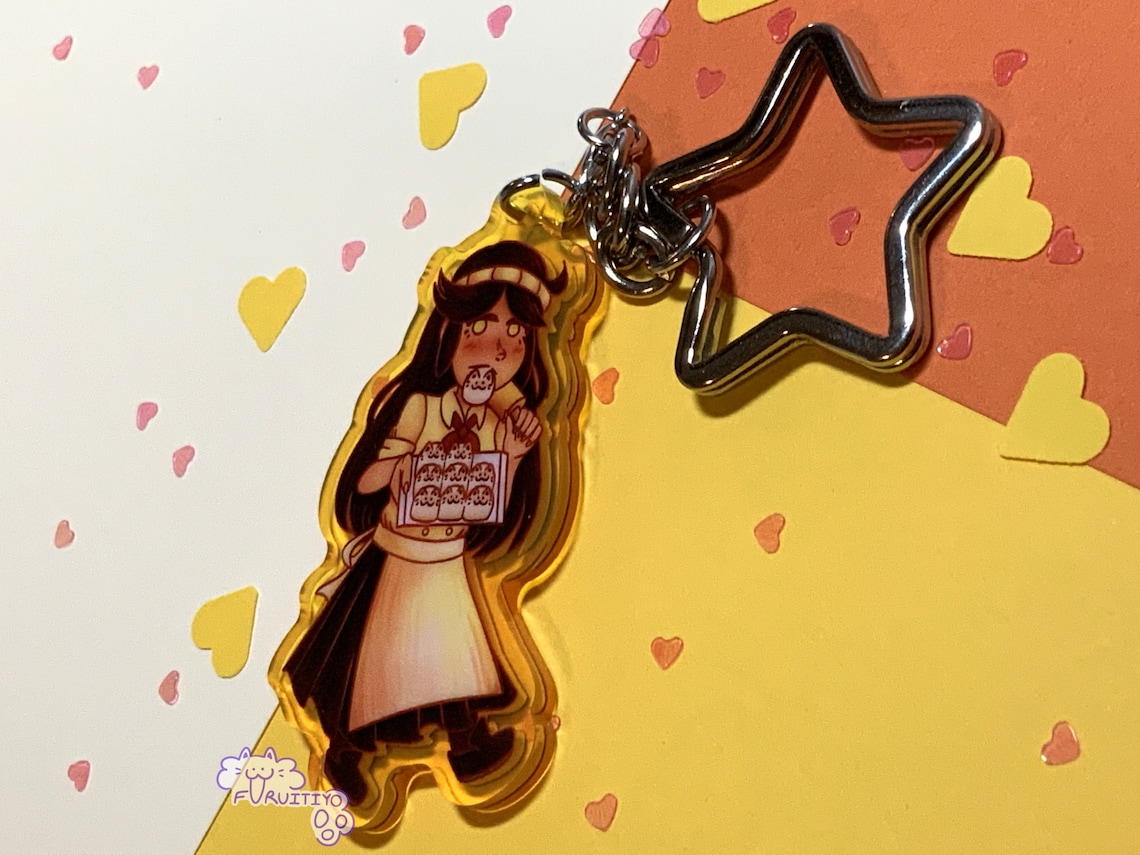 OMORI Unbread Twins Doughie 2.5 Inch Acrylic Keychain - Etsy