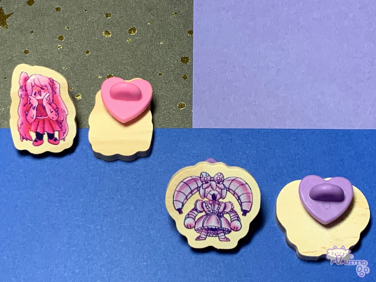 OMORI Bosses/ Npcs 1 Inch Wood Pins - Etsy