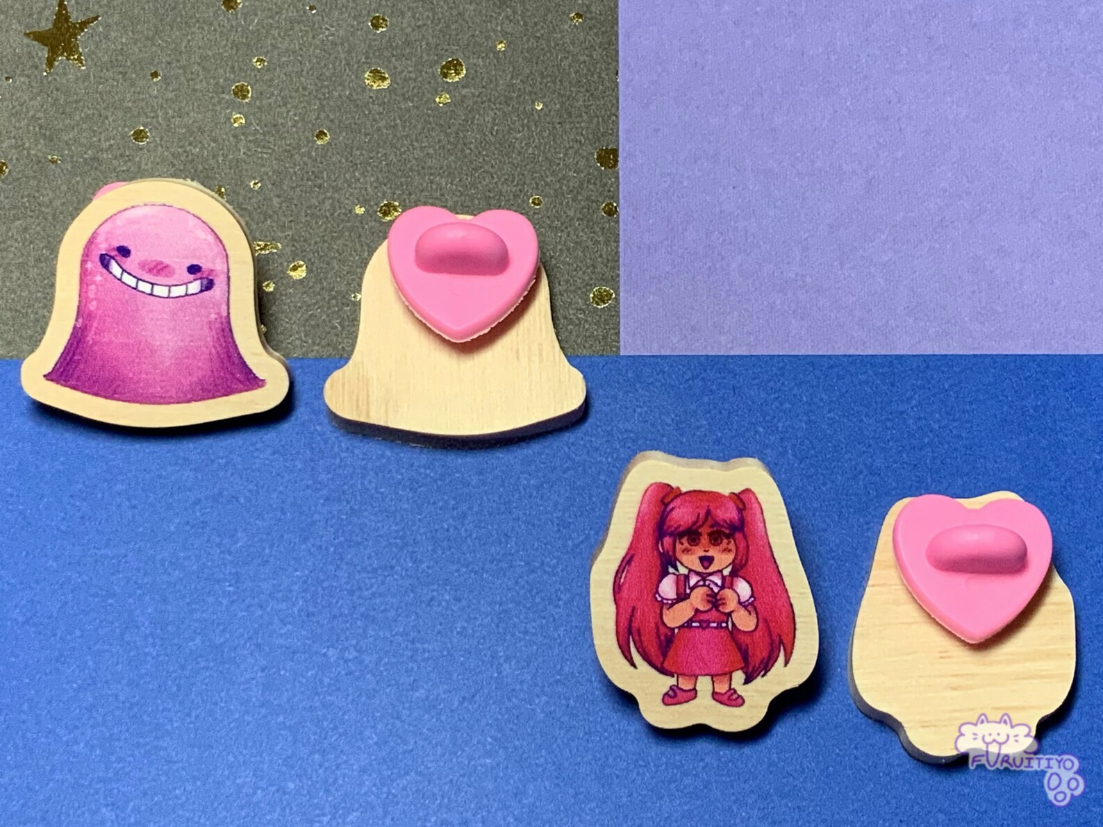 OMORI Bosses/ Npcs 1 Inch Wood Pins - Etsy