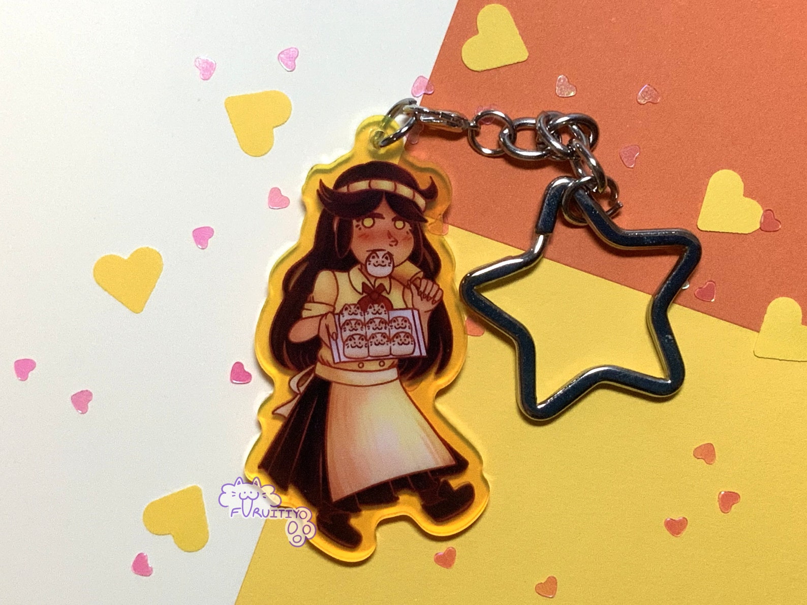 OMORI Unbread Twins Doughie 2.5 Inch Acrylic Keychain - Etsy