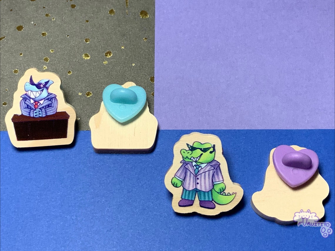 OMORI Bosses/ Npcs 1 Inch Wood Pins - Etsy