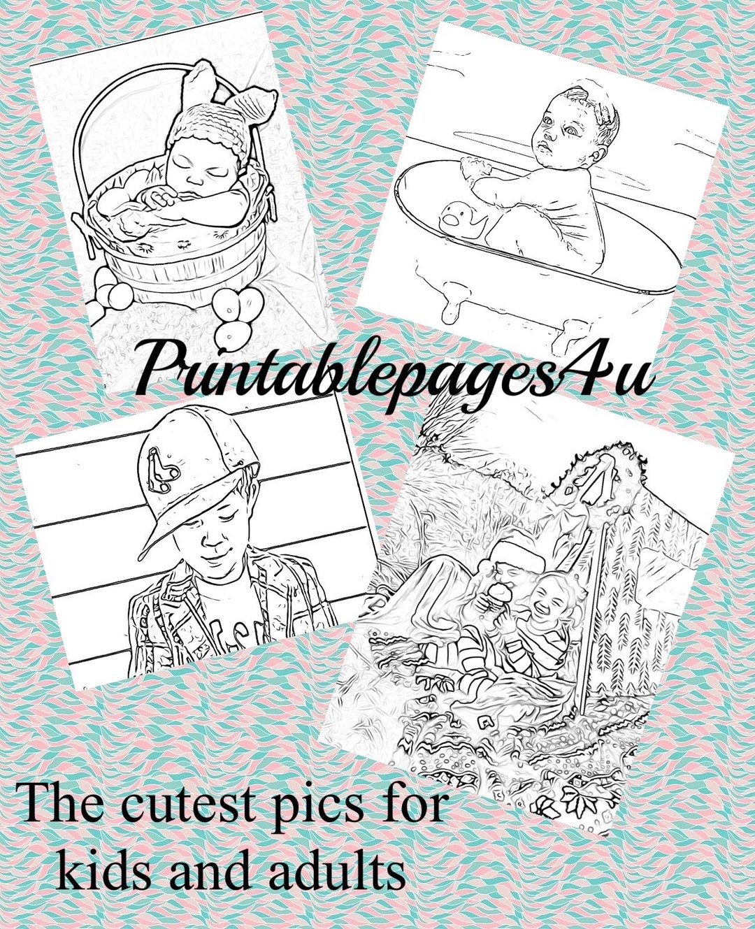 KIDS LOVE Babies Coloring Book | Cute Baby & Toddler Pages for All Ages ...