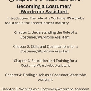 The Ultimate Guide to Becoming a Costumer / Wardrobe Assistant - Etsy