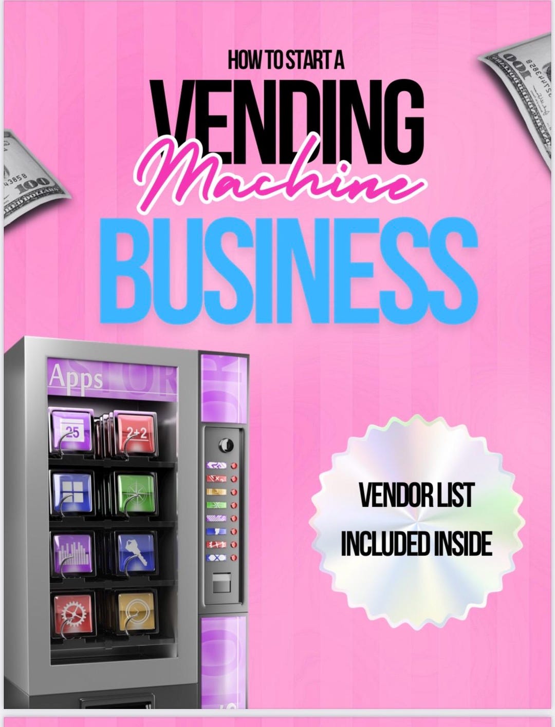 START A VENDING Machine Business | 30-page Step-by-step Guide to ...