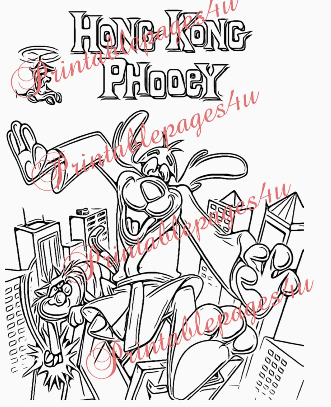 My Favorite Cartoons Coloring Book - Etsy