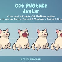 Bongo Cat Animated Pixel Art Emote, Black Cat Ready to Use on Twitch ...