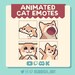 4 Ginger Cat Animated Emote Bundle Handmade Pixel Art Emotes - Etsy