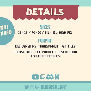 Cat Dance/rave Animated Pixel Art Emote | Ready to Use on Twitch ...